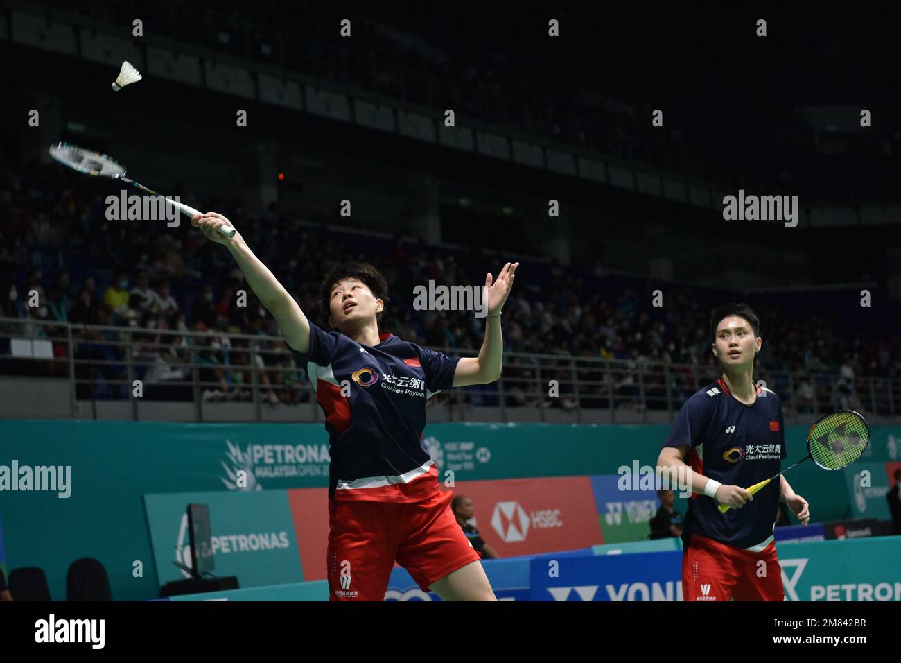 Kuala Lumpur, Malaysia. 12th Jan, 2023. China's Li Wenmei/Liu Xuanxuan ...