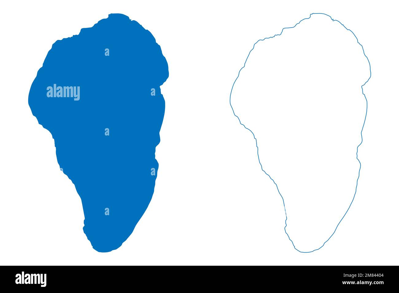 Sea of Galilee (State of Israel, Syria) map vector illustration ...