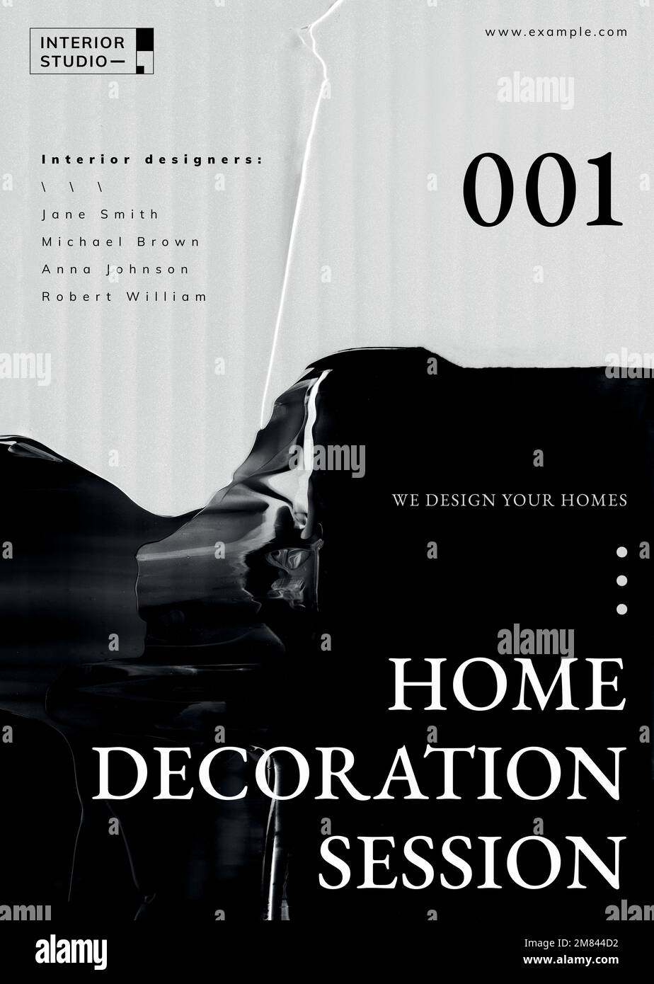 Abstract template vector, interior design ad for poster Stock Vector ...