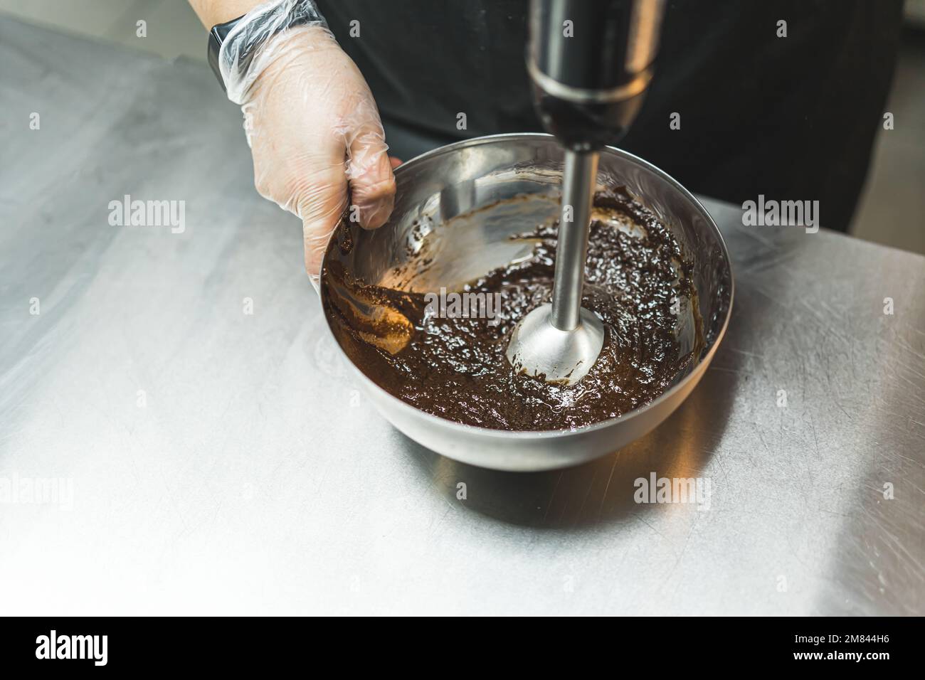 Slow motion preparation hot chocolate hi-res stock photography and ...