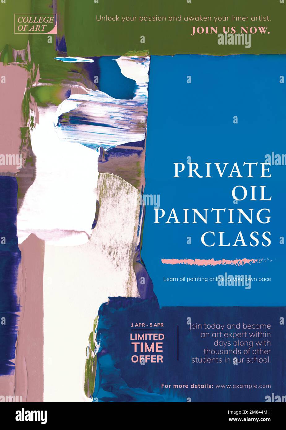 Abstract template vector, private lesson ad for poster Stock Vector ...