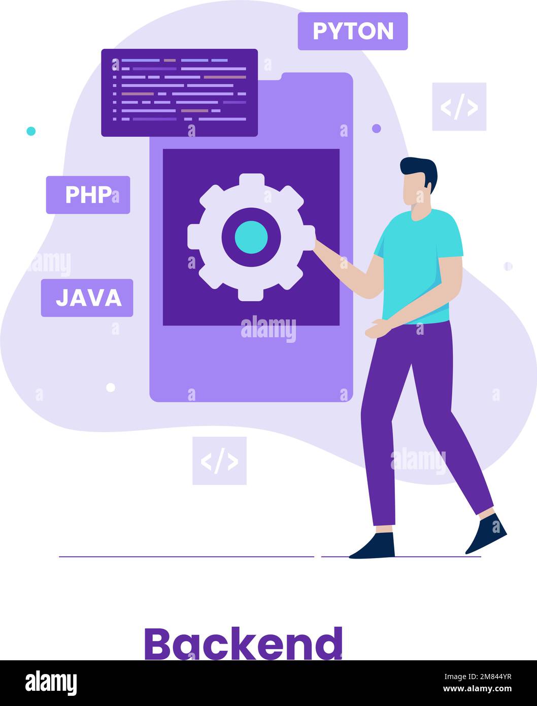 Backend vector vectors hi-res stock photography and images - Alamy