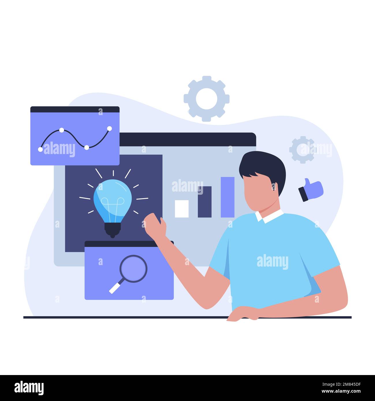 Idea illustration hi-res stock photography and images - Alamy