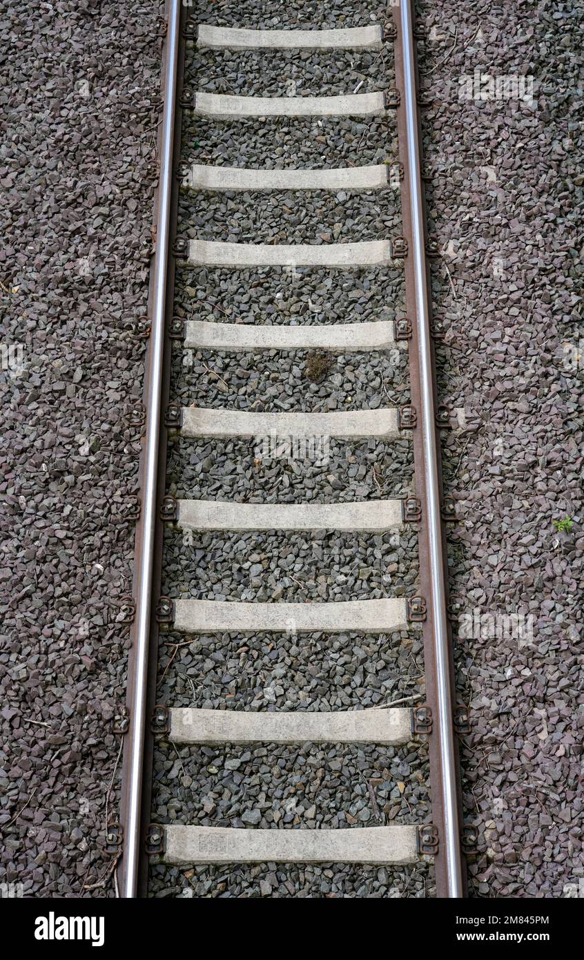 Railroad Tracks From Above