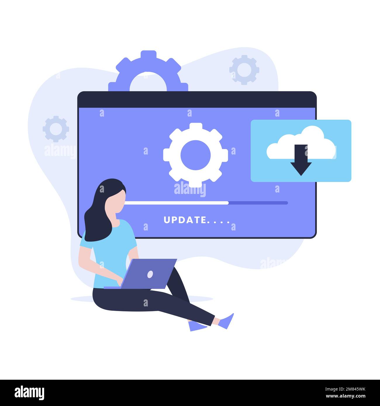 Upgrading vector vectors hi-res stock photography and images - Alamy