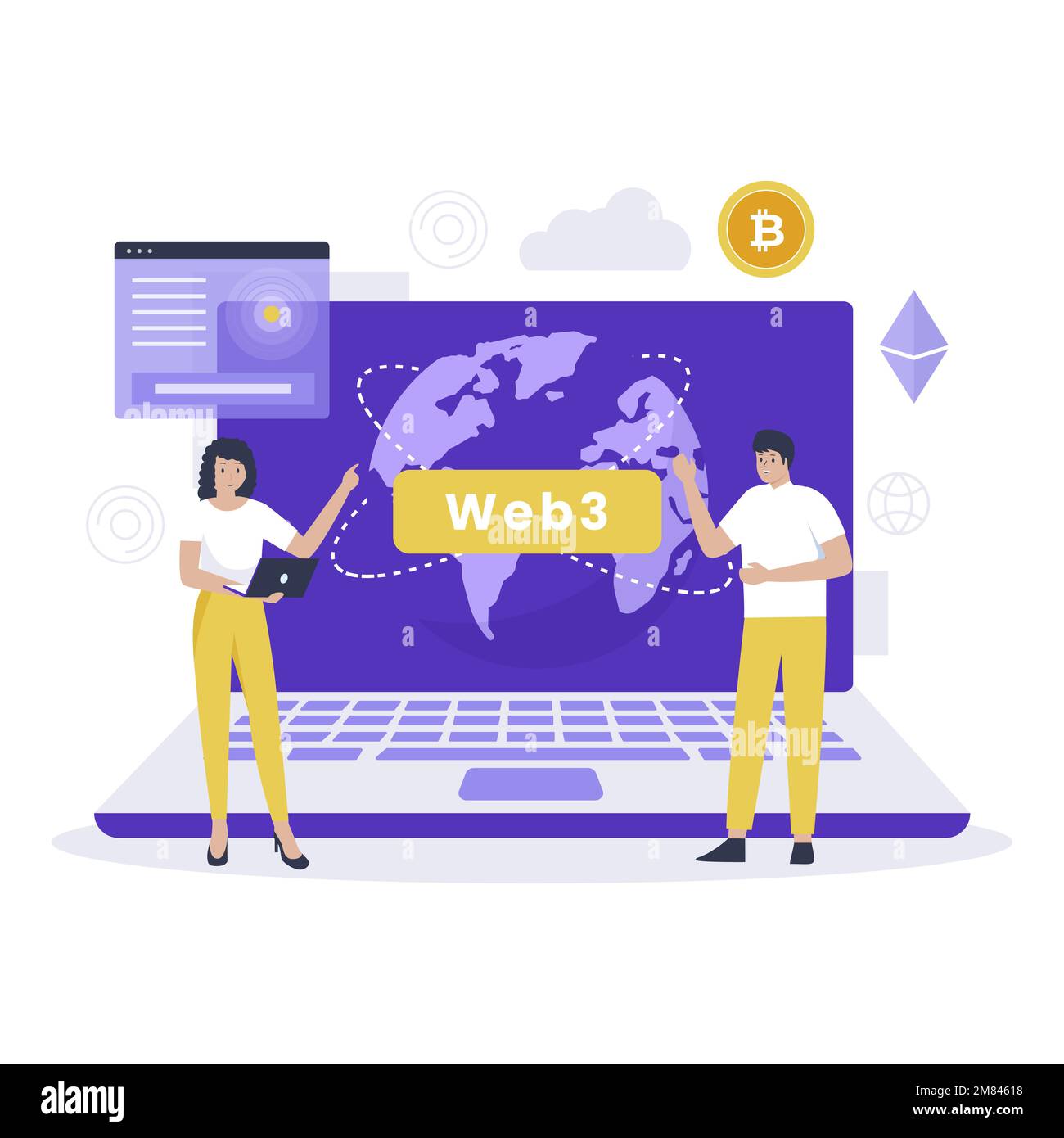 Web3 Stock Vector Images - Alamy