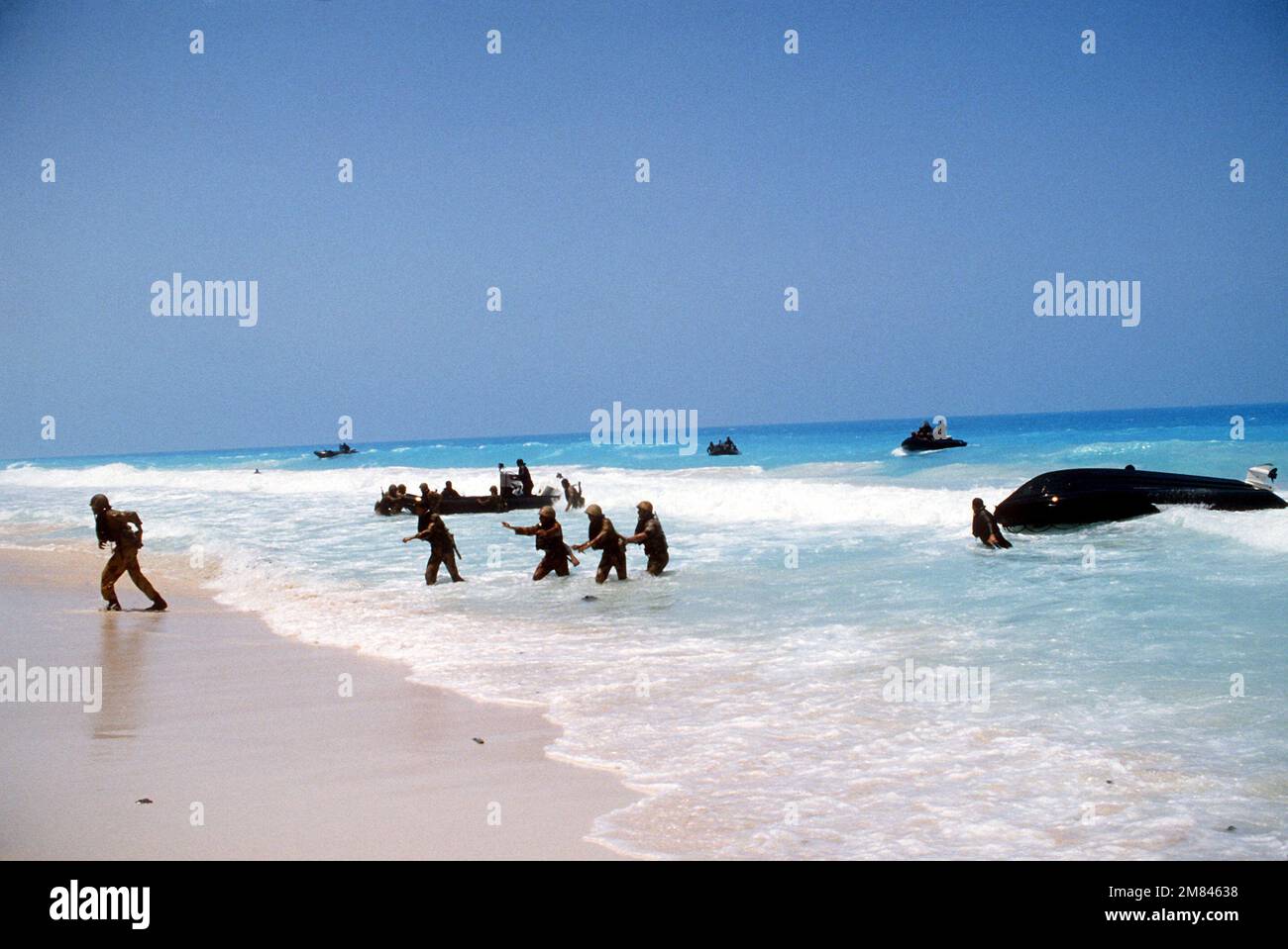 Members of a U.S. Navy Sea-Air-Land (SEAL) team and Egyptian marines ...