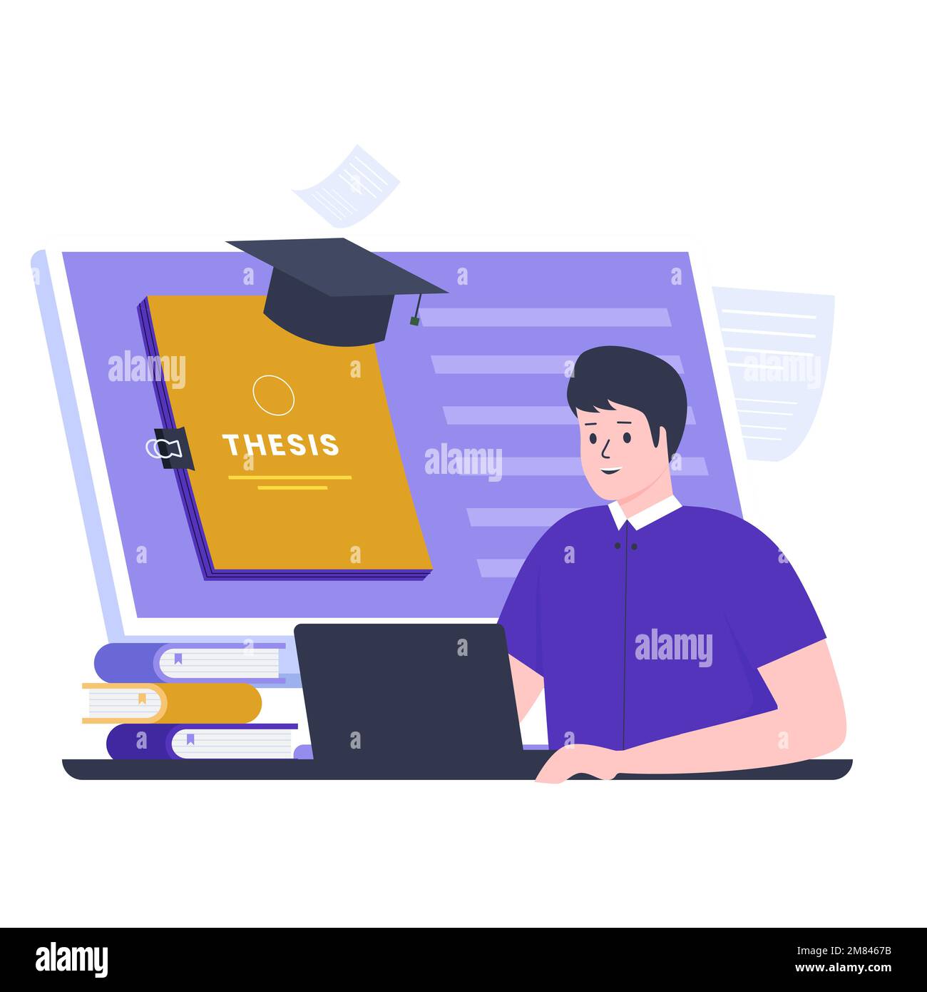 Thesis Stock Vector Images - Alamy