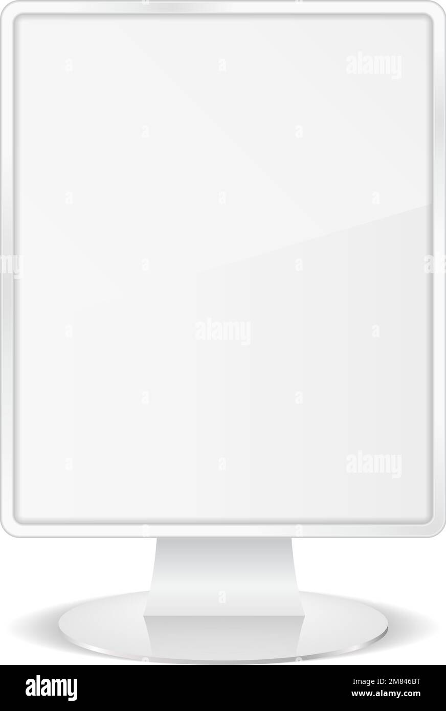 White vertical billboard, vector eps10 illustration Stock Vector Image ...