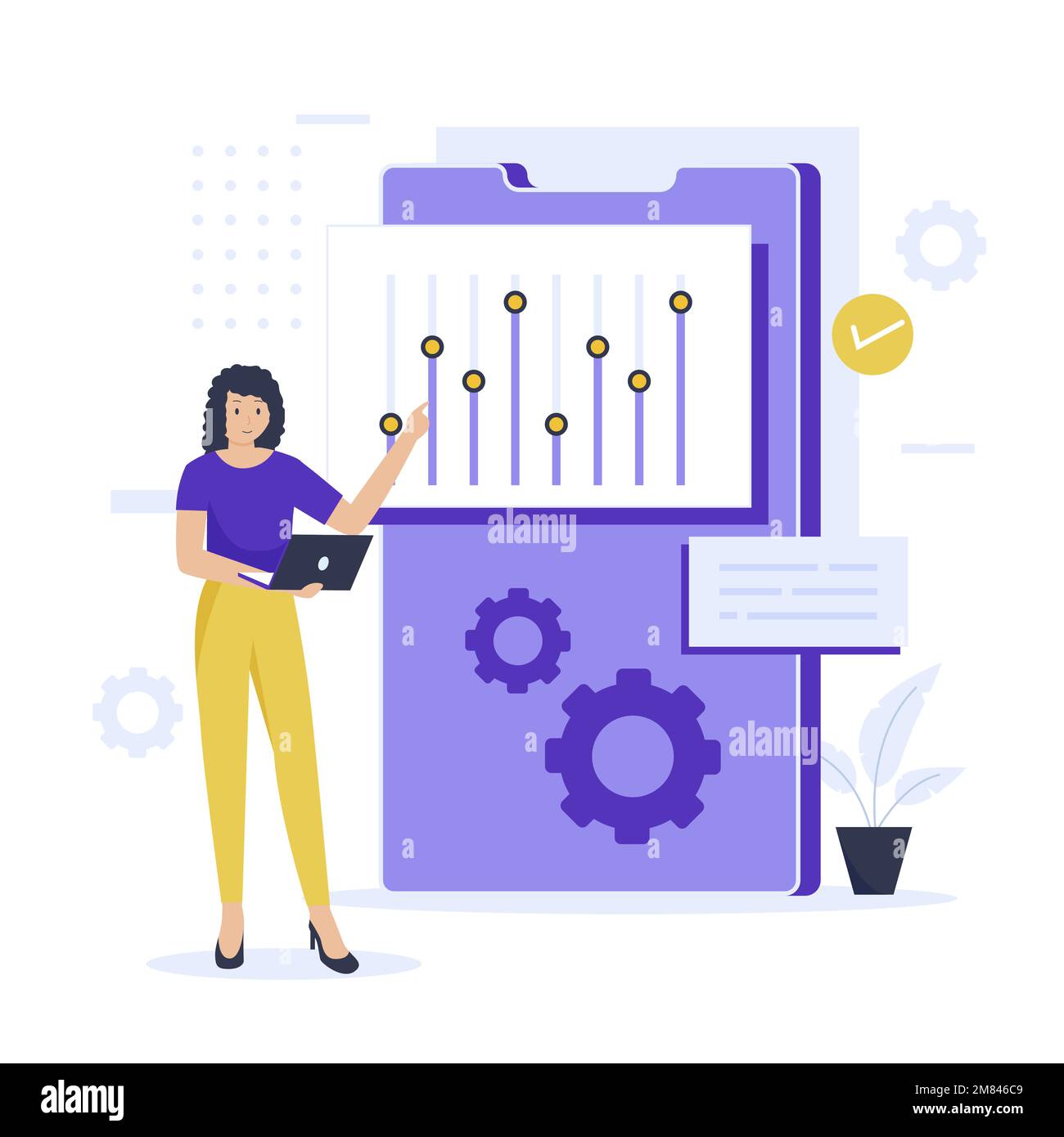 Setting illustration concept. Illustration for websites, landing pages ...