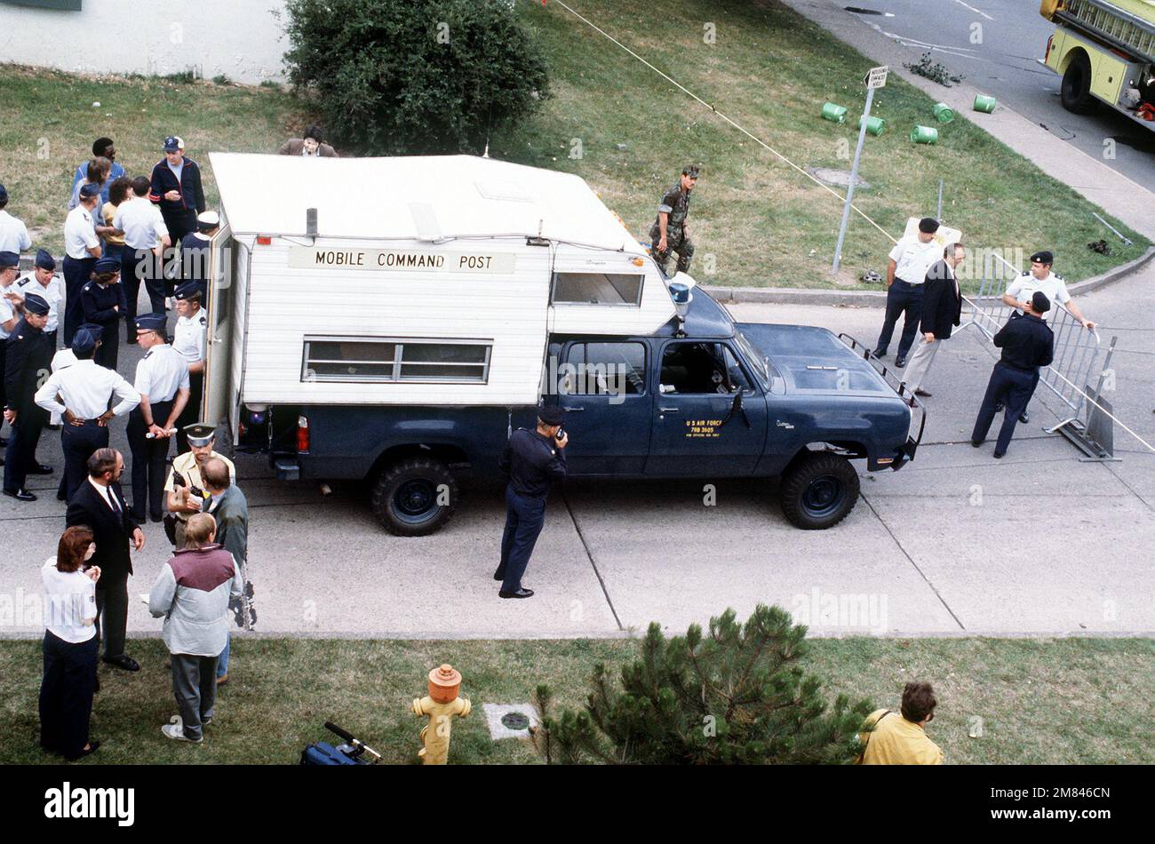 The Mobile Command Post is stationed near the 435th Tactical Air Wing ...
