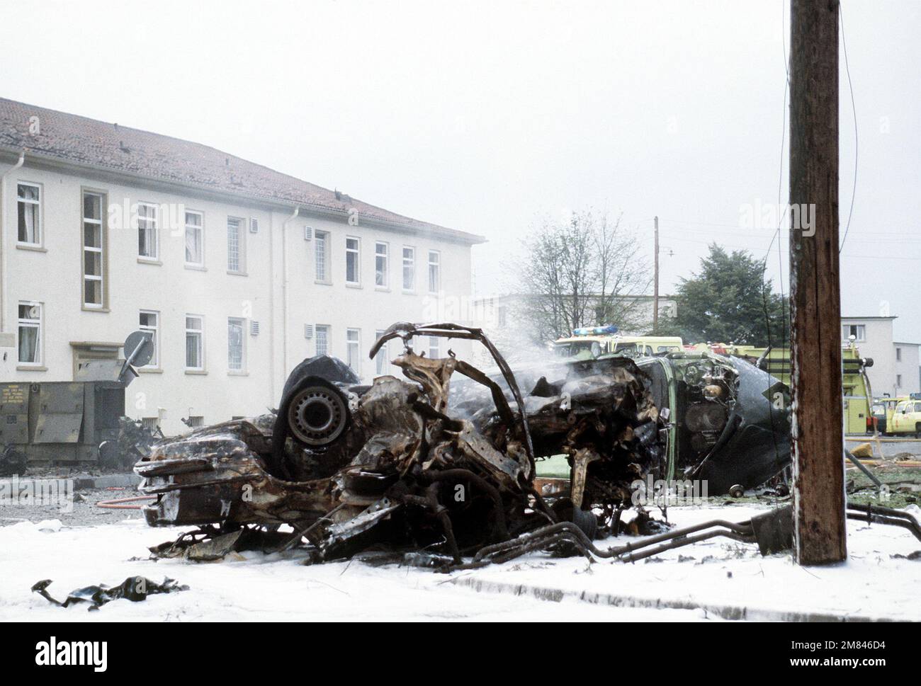 The car bomb that exploded behind the 435th Tactical Air Wing ...