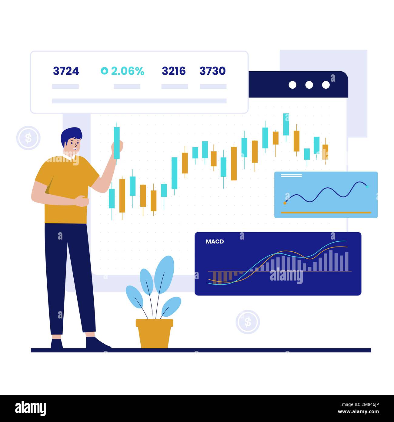 Financial technology applications Stock Vector Images - Alamy