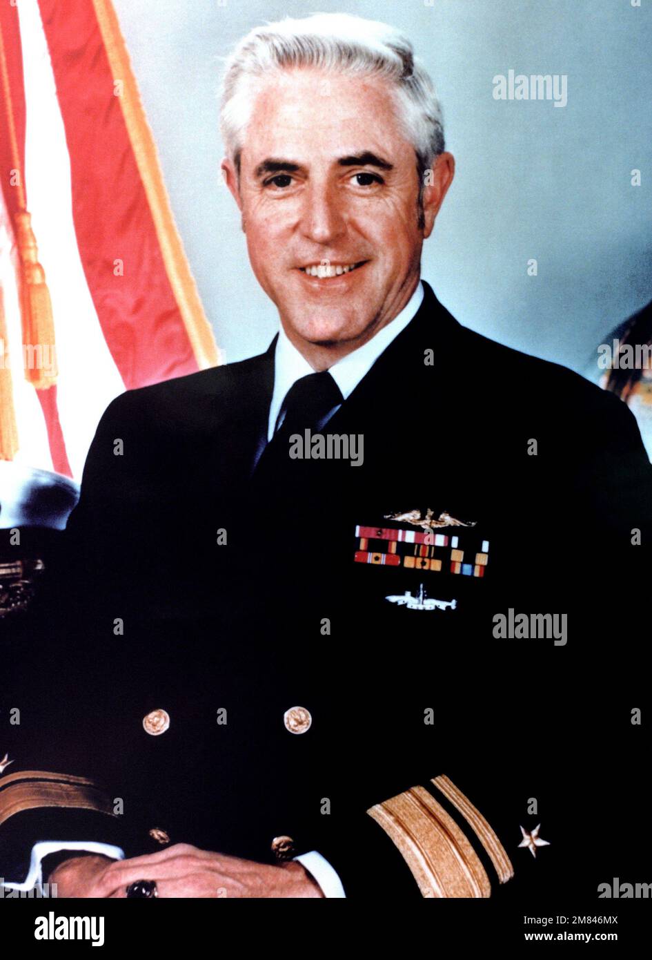 Rear Admiral Richard L. Thompson, USN (uncovered) (Substandard image ...