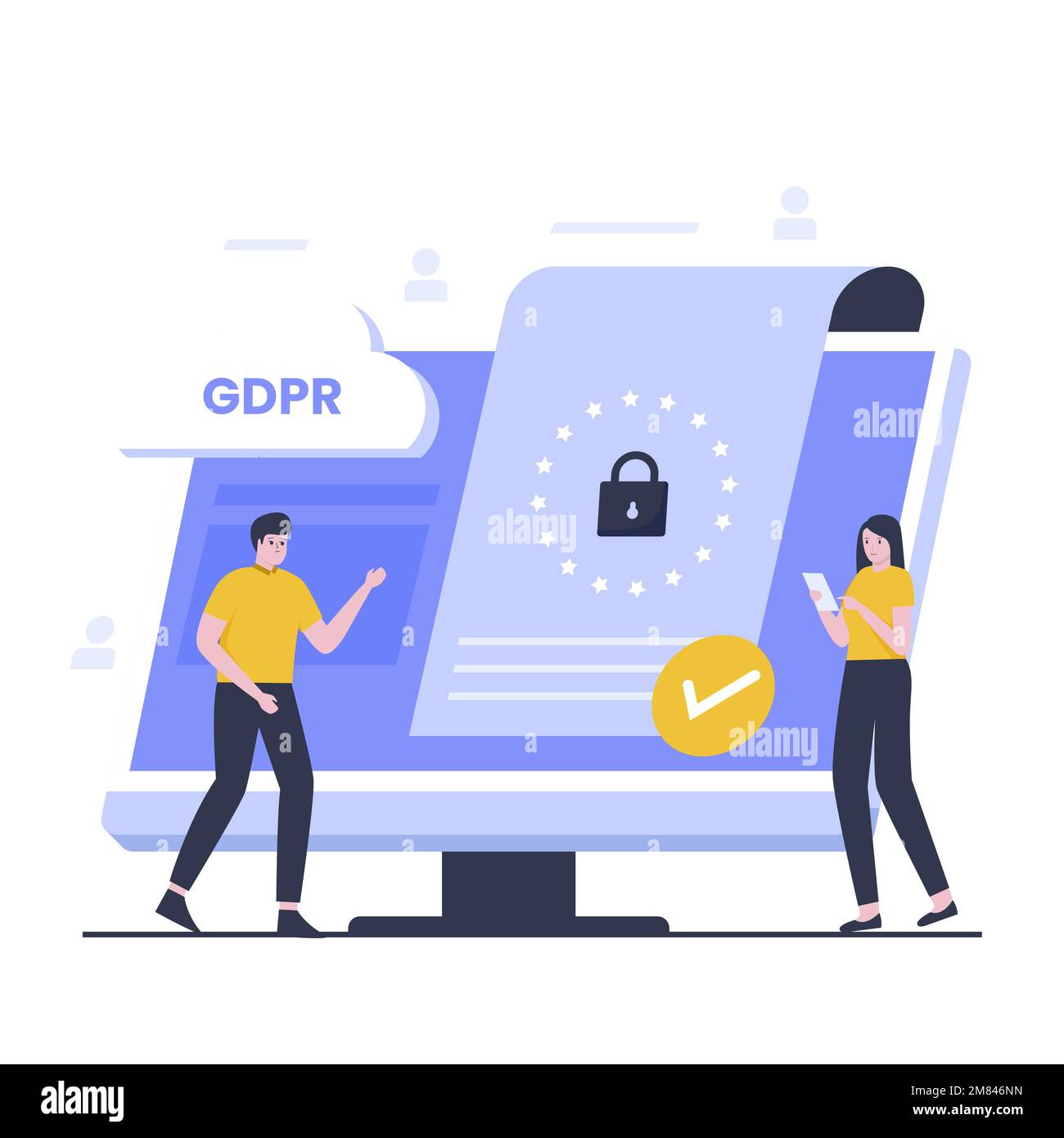 General information protection rules Stock Vector Images - Alamy