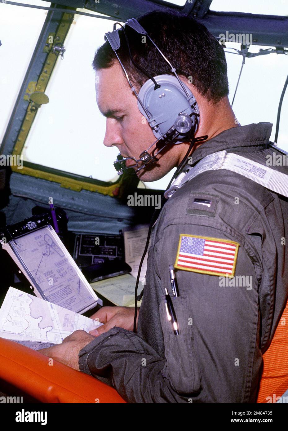 Serving as copilot aboard a C-130E Hercules aircraft, 1ST LT ...