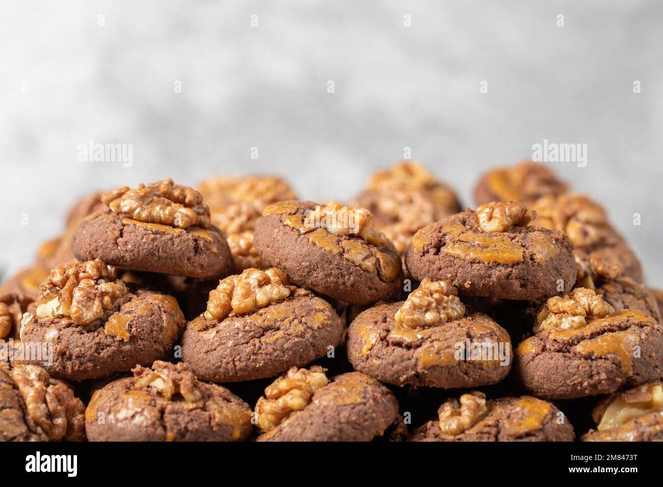 Close up walnut cake hi-res stock photography and images - Alamy