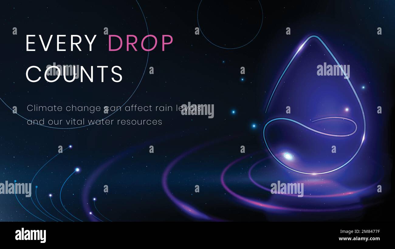 Every drop counts vector vectors hi-res stock photography and images ...