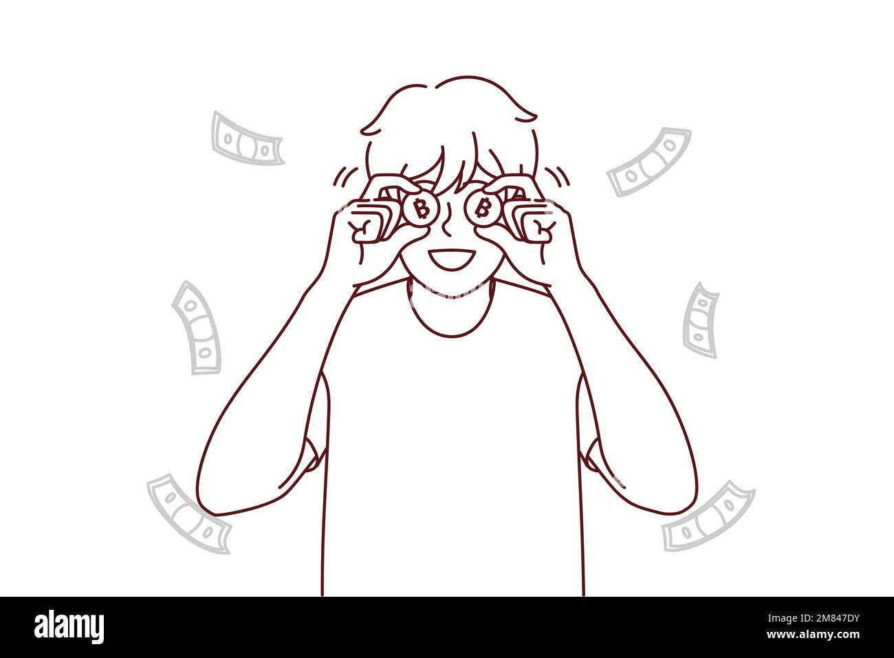 Young investor Stock Vector Images - Alamy