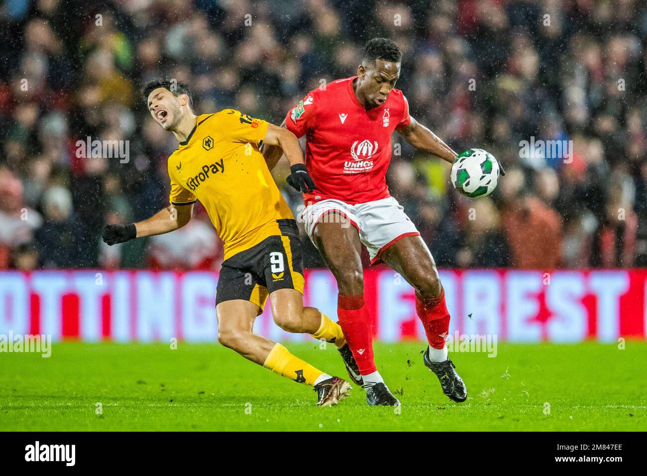 Nottingham, UK. 11th Jan, 2023. Willy Boly #30 of Nottingham Forest ...