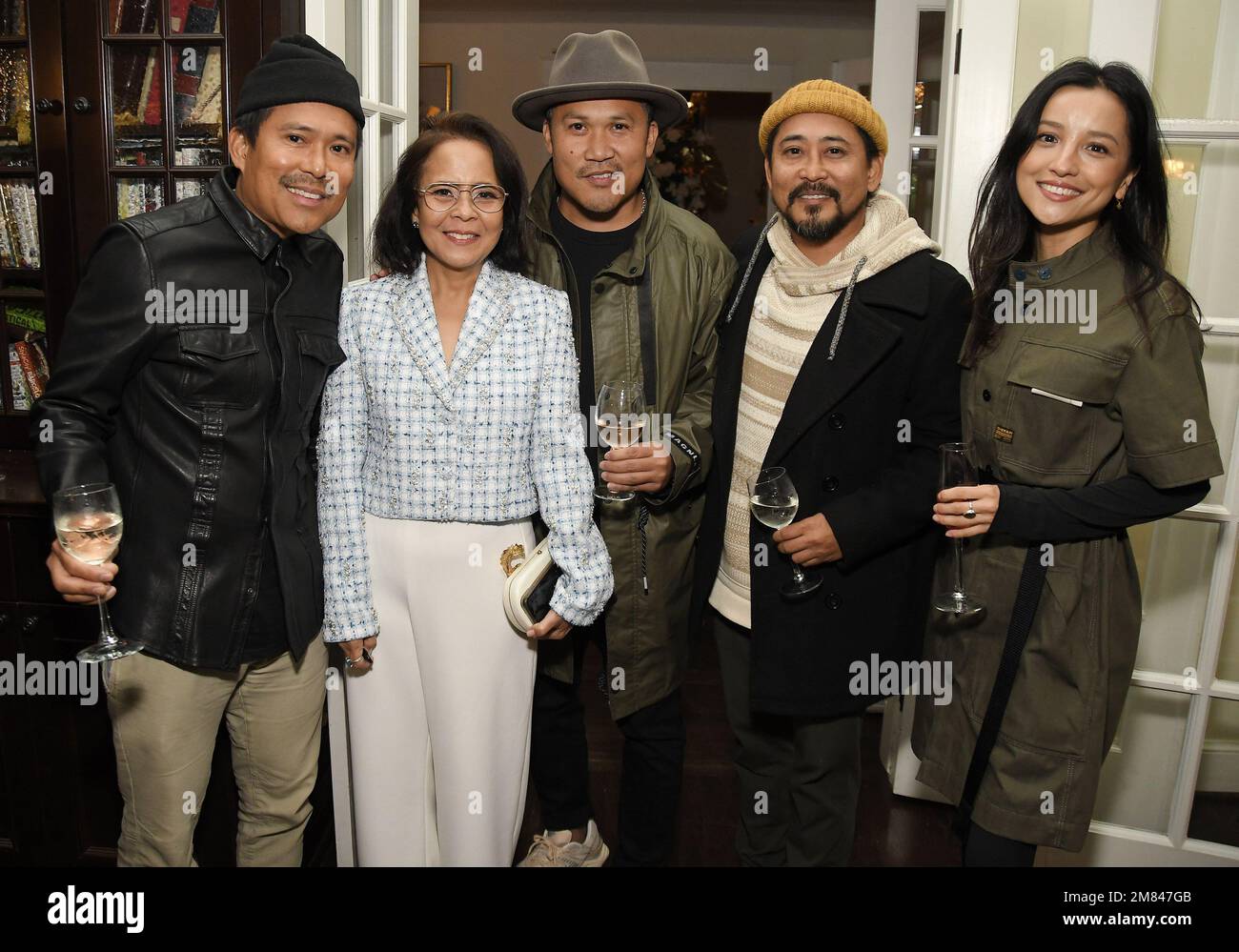 Los Angeles, USA. 11th Jan, 2023. (L-R) Darion Basco, Dolly de Leon ...