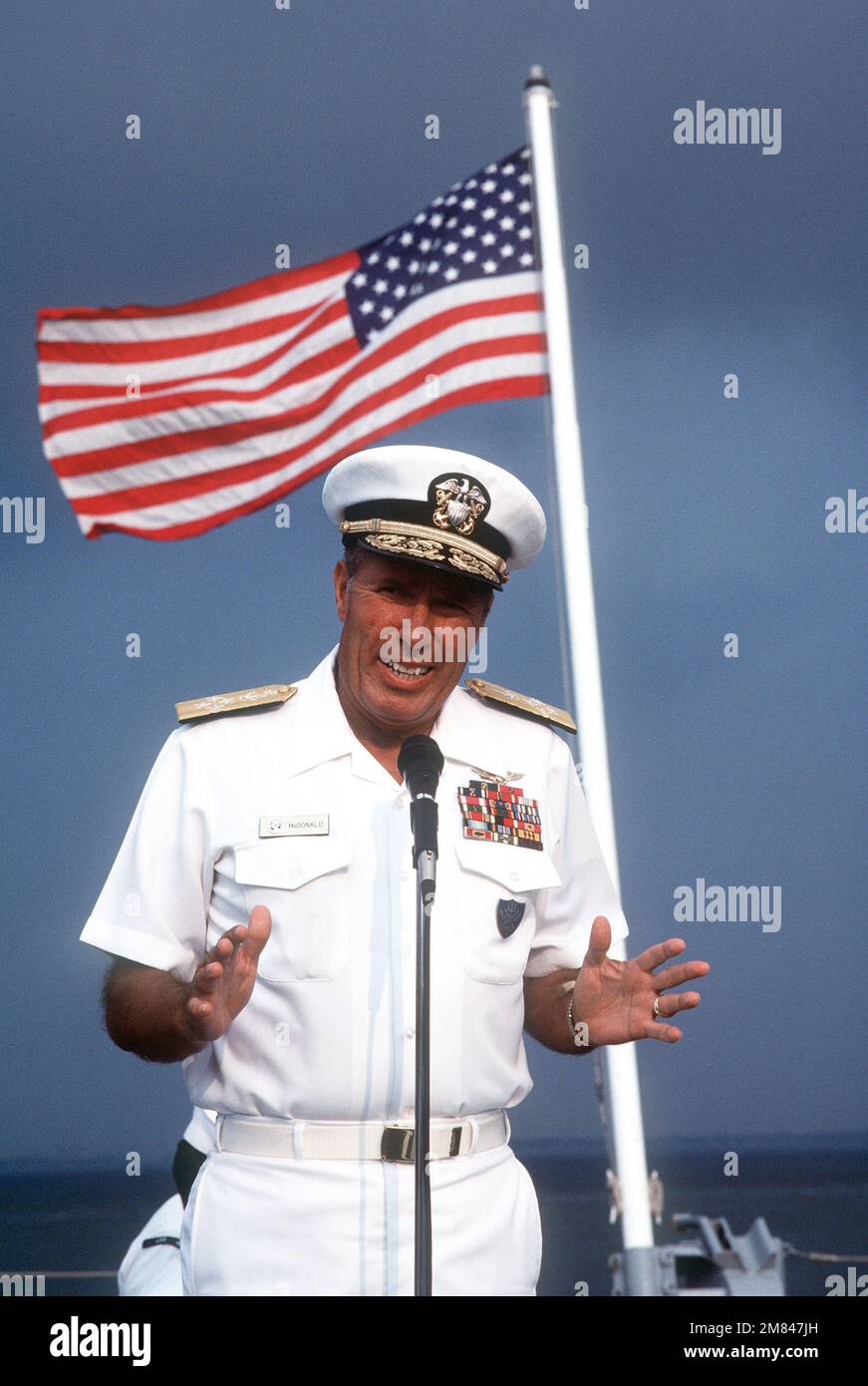 Admiral Wesley McDonald, Commander in CHIEF, United States Atlantic ...