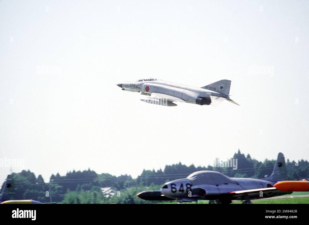 A Japanese Air Self Defense Force (JASDF) F-4EJ Phantom II aircraft ...