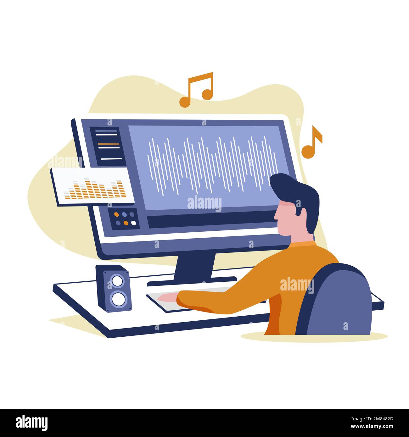 Editing composer Stock Vector Images - Alamy