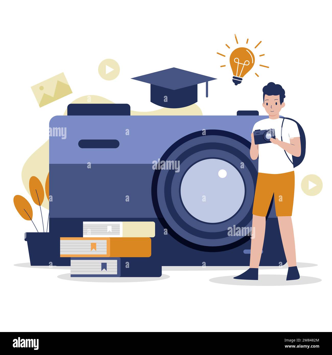 Learning photograph Stock Vector Images - Alamy