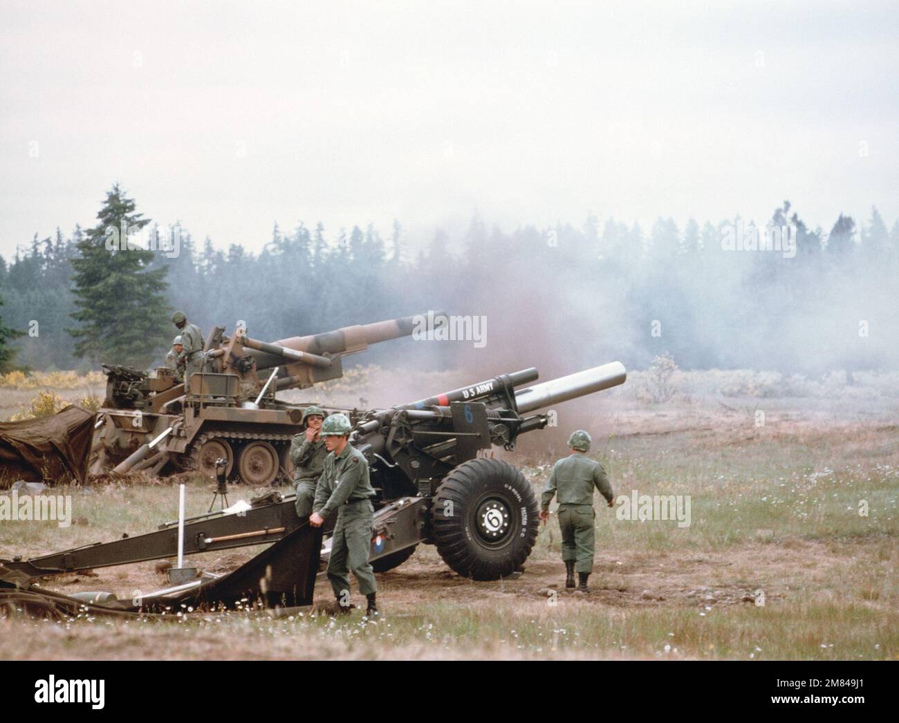 M110 Howitzer Firing