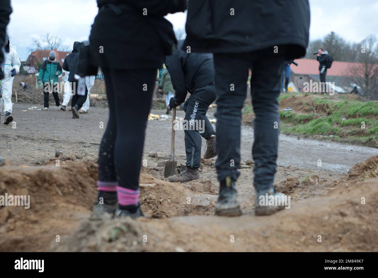Lützerath, Germany - 01 10 2023 -Climate Protest, Police Evict ...