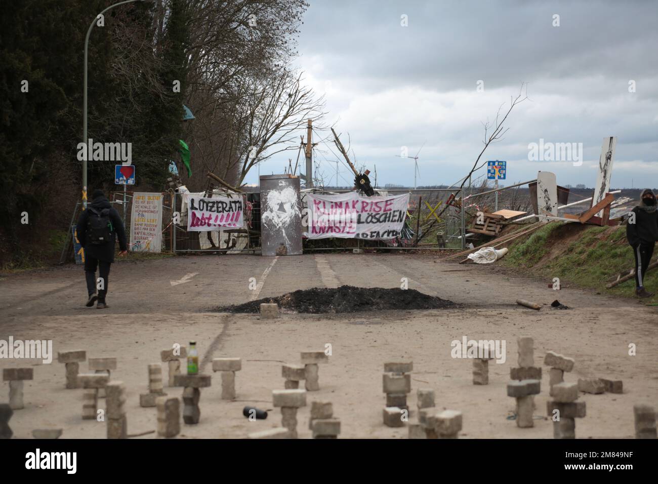 Lützerath, Germany - 01 10 2023 -Climate Protest, Police Evict ...