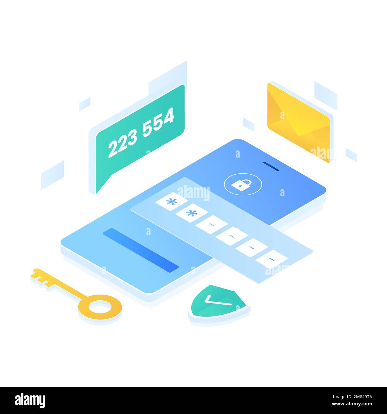 Otp code Stock Vector Images - Alamy