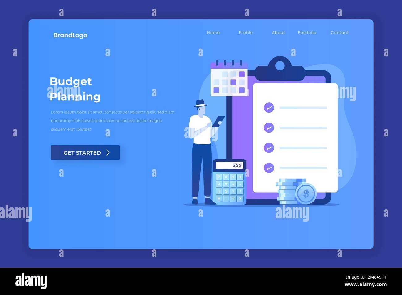 Economic planner Stock Vector Images - Alamy