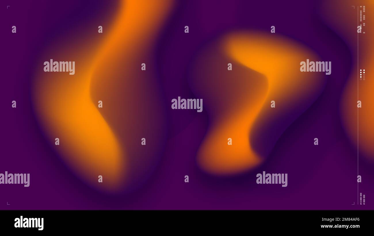 Purple yellow abstract neon color design. Minimalism. Fluid Design ...