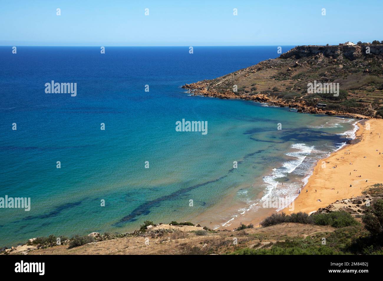 Ramla Bay, Insel Gozo, Malta, Europa Stock Photo - Alamy