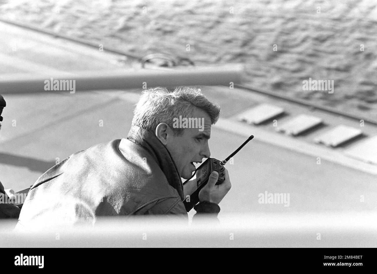 Commander Robert K. Peters, Commanding Officer of the guided missile ...