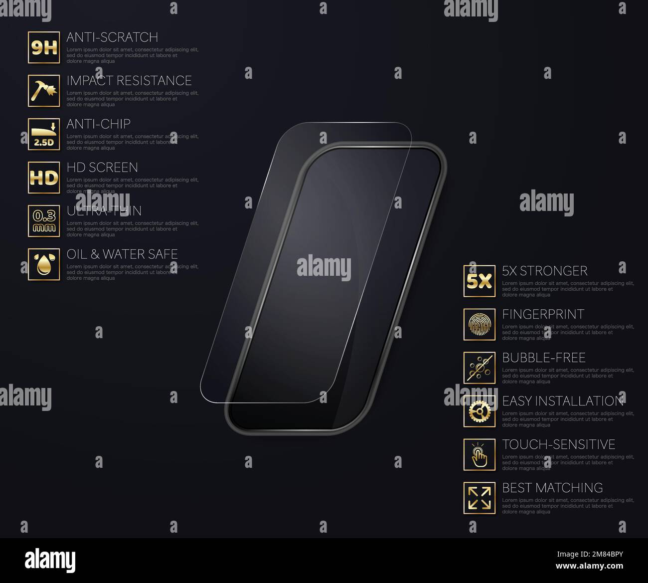 Clean phone glass icon Stock Vector Images - Alamy