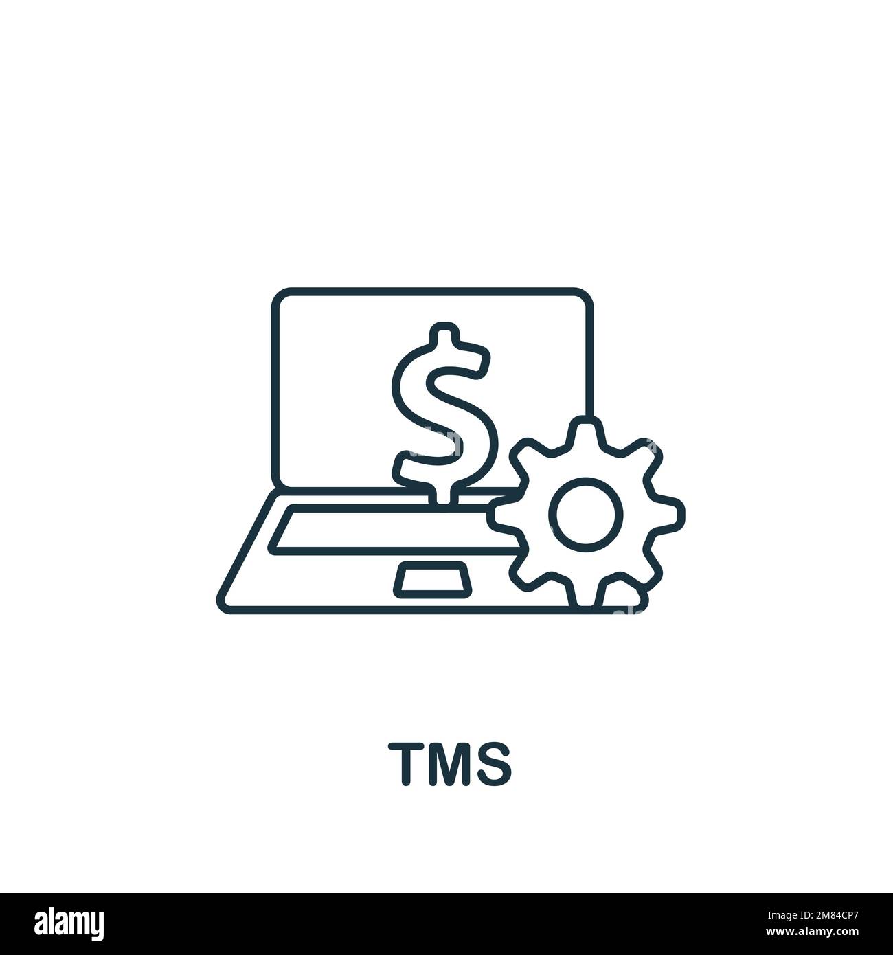 Tms icon. Monochrome simple Talent Development icon for templates, web ...