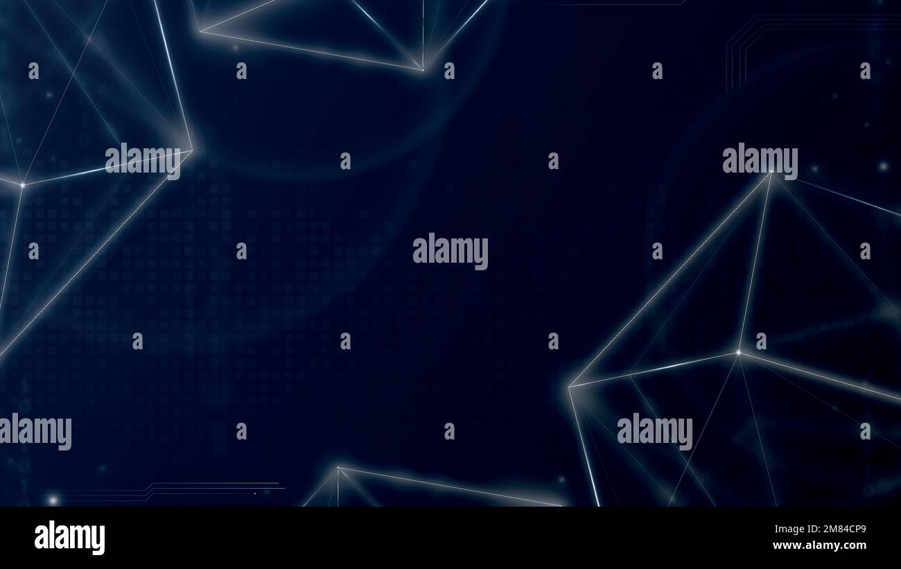 Digital grid technology background vector in blue tone Stock Vector ...