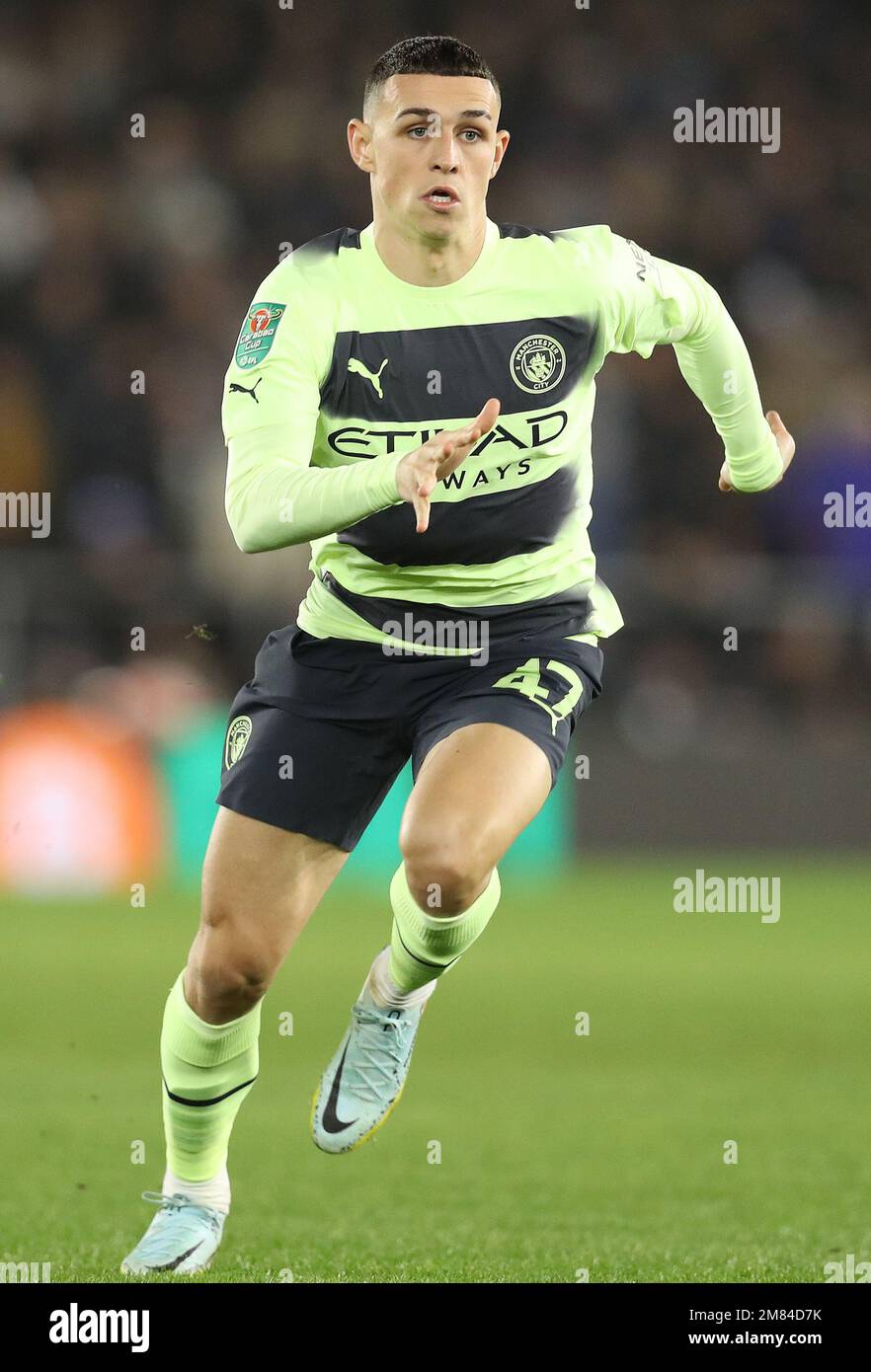Southampton, England, 11th January 2023. Phil Foden of Manchester City ...