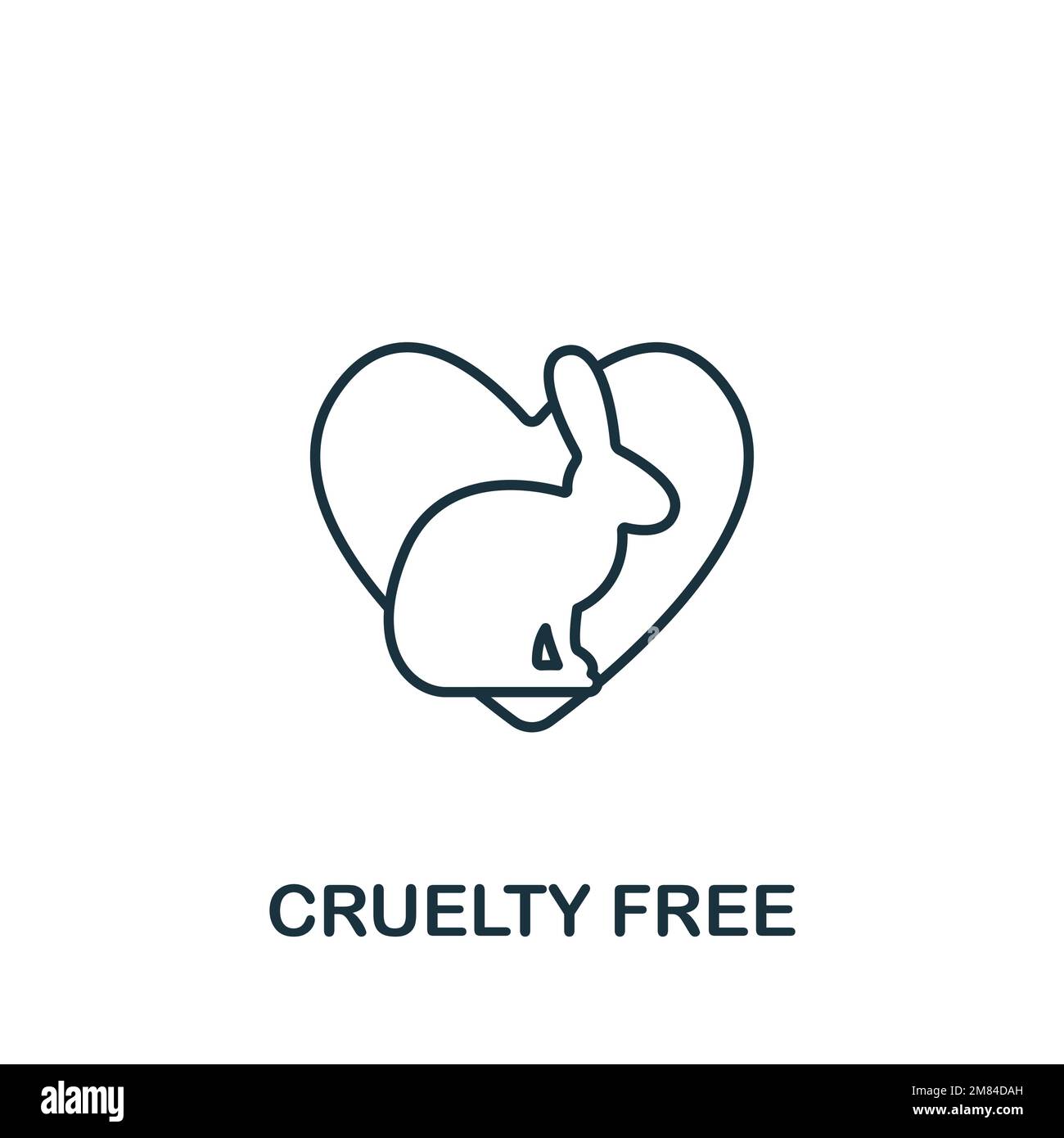 Cruelty free rabbit Stock Vector Images - Alamy