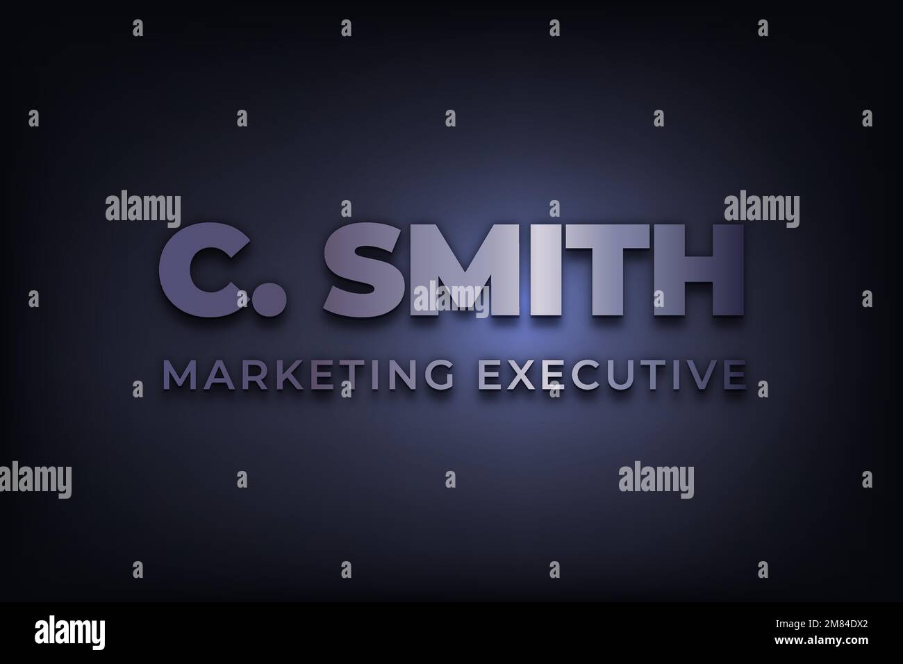 Editable business logo vector with marketing exclusive text Stock ...