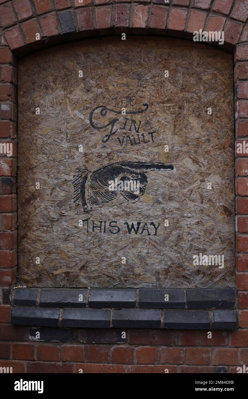 Birmingham Gin vault Stock Photo - Alamy