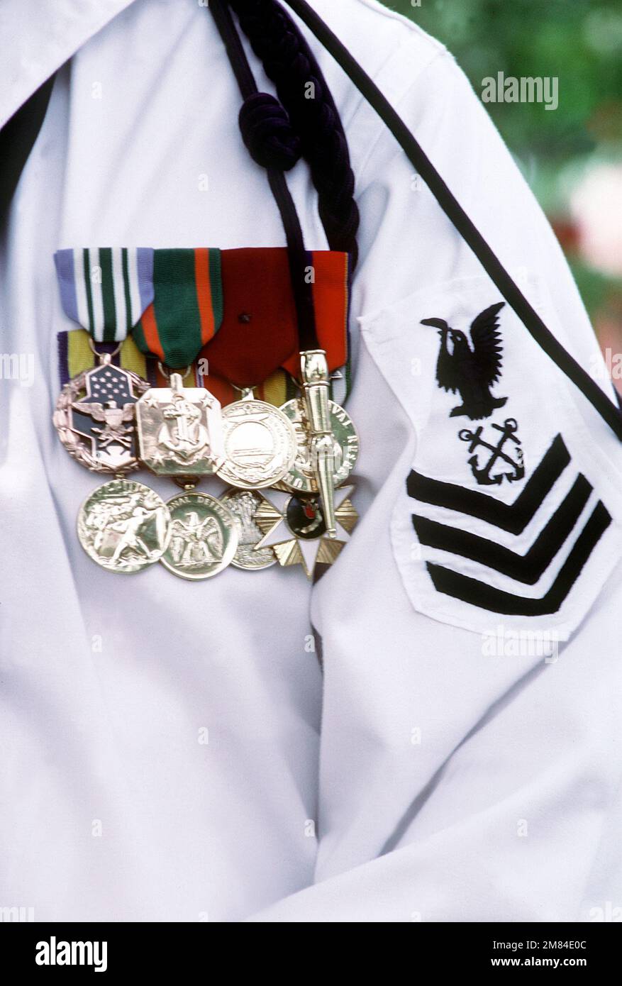 The medals worn by a member of the Navy Ceremonial Guard. Country ...