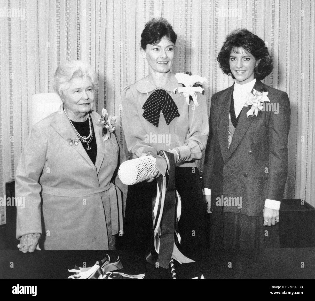 Posing for a photograph at the launching ceremony for the nuclear ...