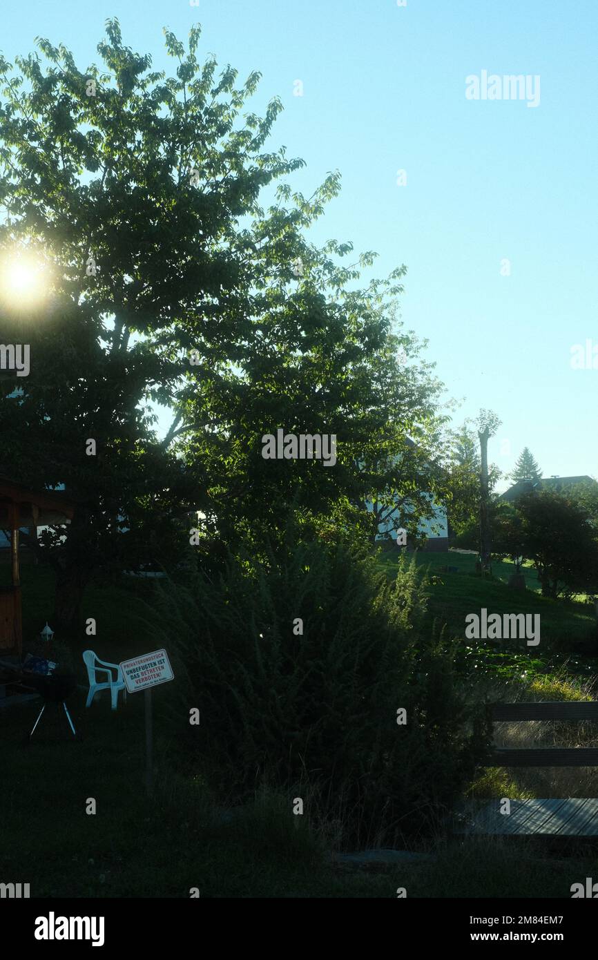 a small scene in the morning light from Haeusern, Germany Stock Photo ...