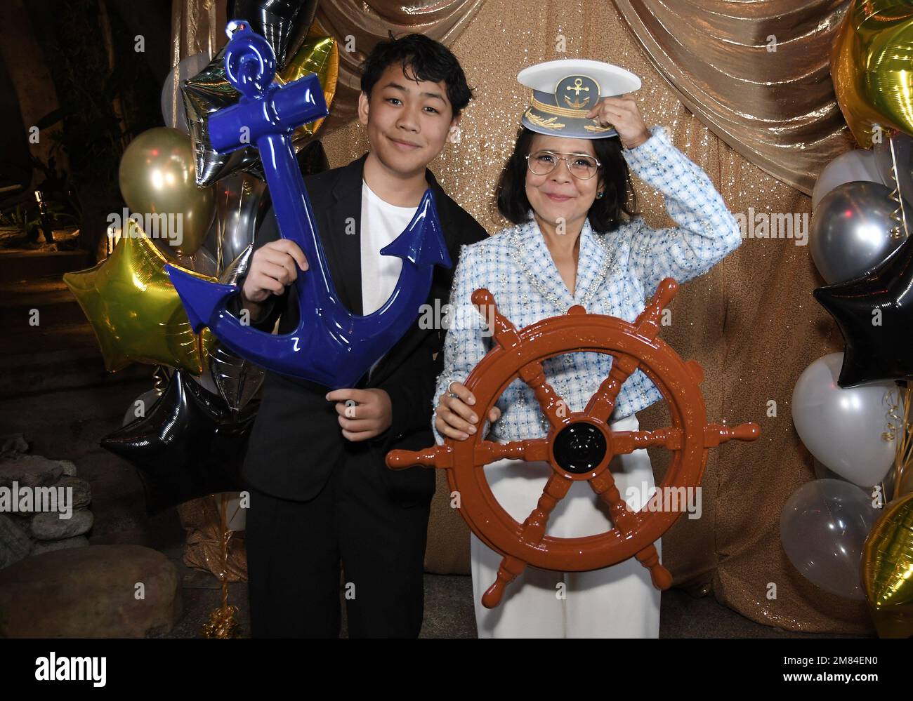 Los Angeles, USA. 11th Jan, 2023. (L-R) CJ Uy and Dolly de Leon at the ...