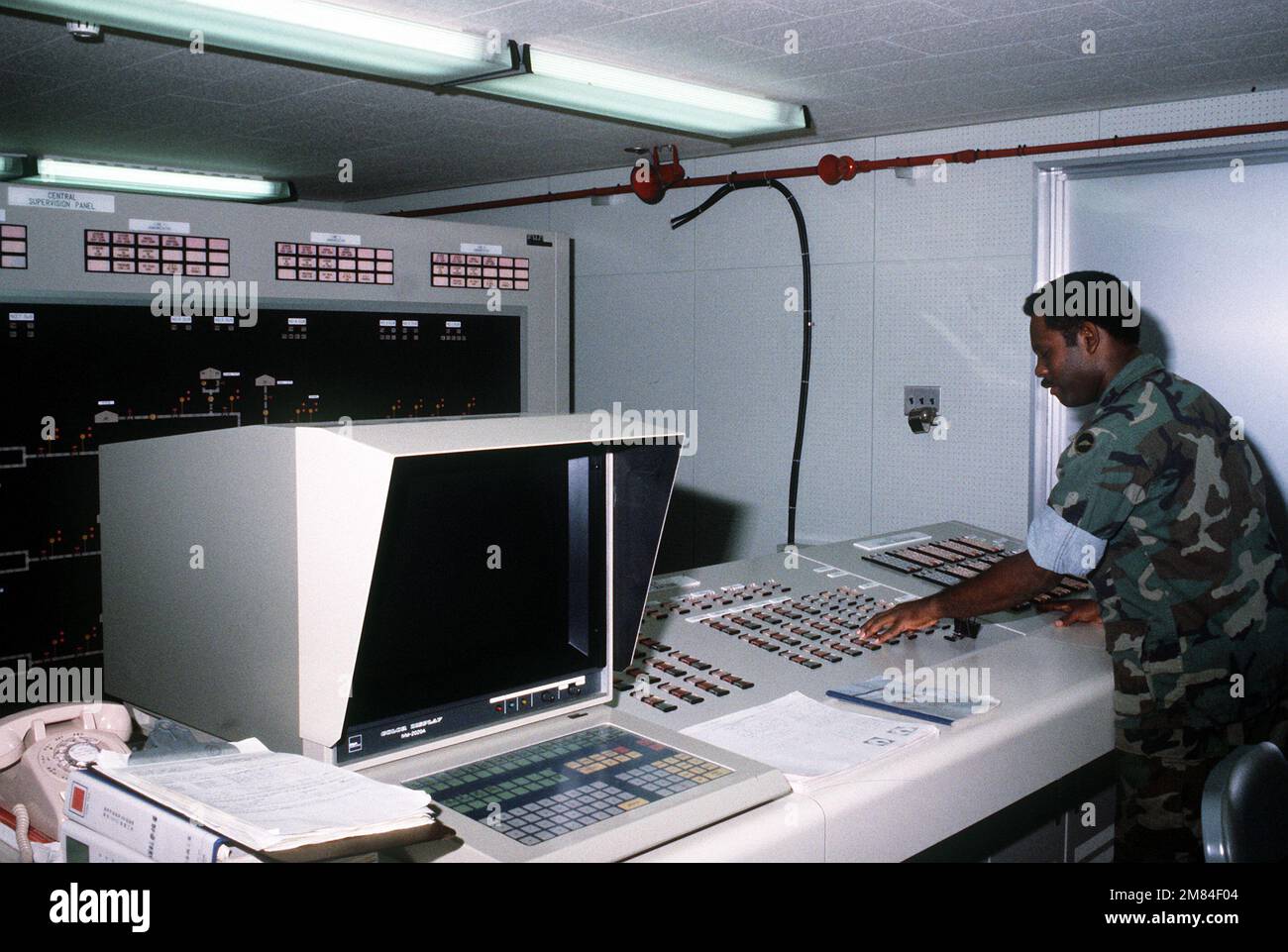 A member of the Petroleum Distribution System Okinawa operates an ...