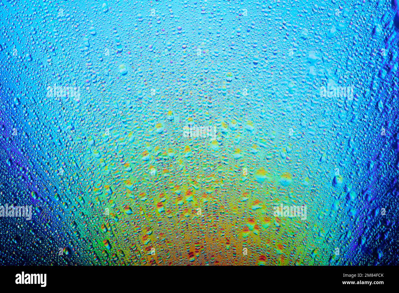 Abstract photo of water droplets on a glass surface Stock Photo - Alamy